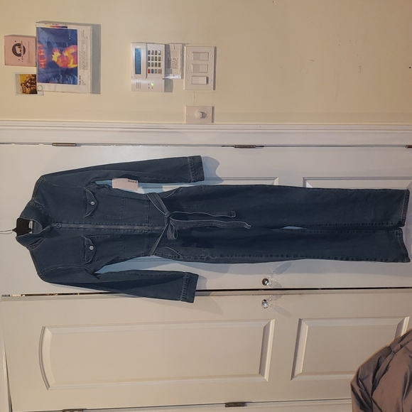 JustFab | Jeans | Justfab Jean Jump Suit | Poshmark